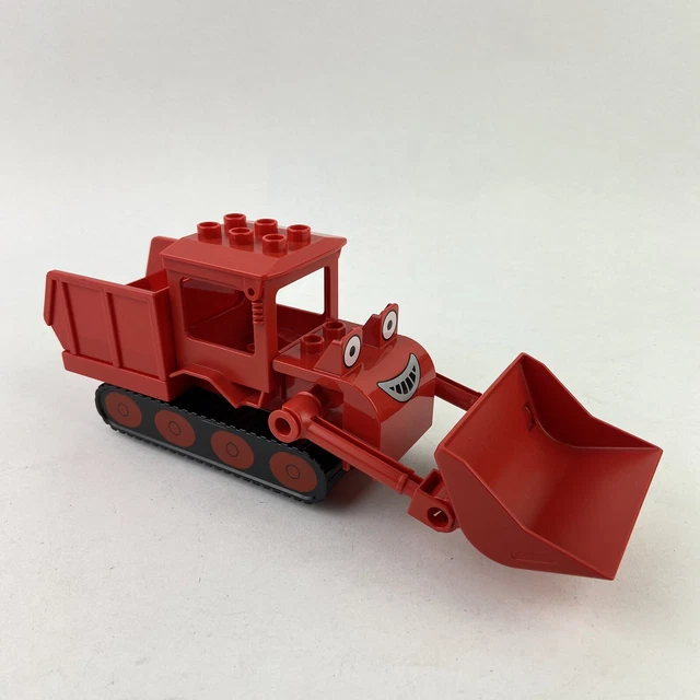 LEGO DUPLO BOB The Builder Red Bulldozer Muck Construction Equipment ...