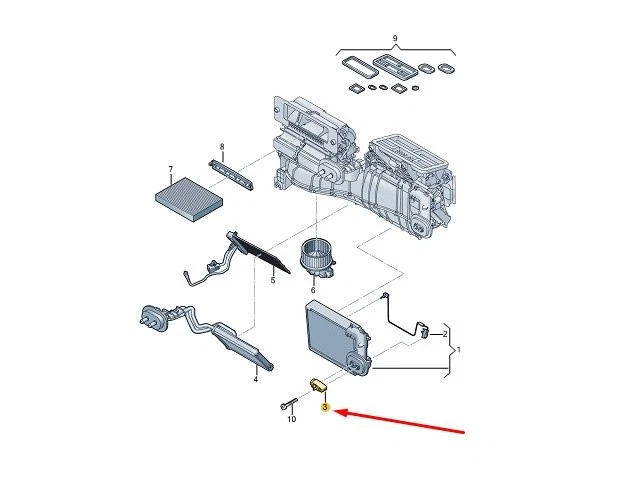 VOLKSWAGEN AMAROK MK2 Expansion Valve 2HJ820679A NEW GENUINE £41.71 ...