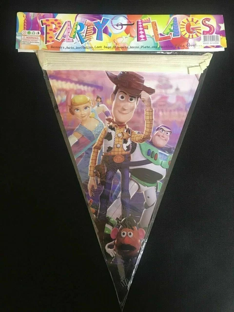 TOY STORY BUNTING Birthday Party Banner Disney Cartoon Decoration Flag ...