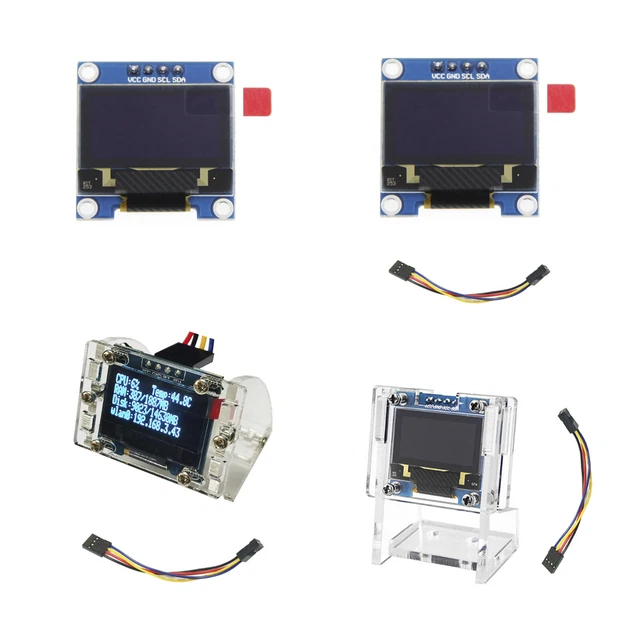 RASPBERRY PI 4B 0.96-inch OLED Display Module IP Hard Disk Information ...