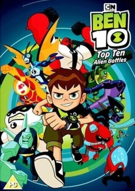 BEN 10: TOP Ten Alien Battles (DVD) Yuri Lowenthal DVD Paul Eiding ...