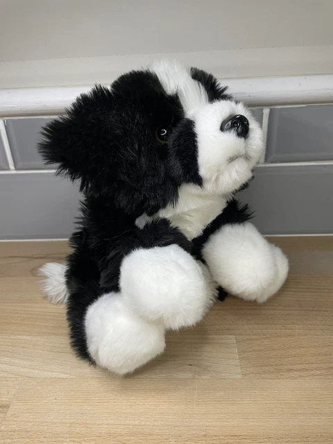 THE PUPPET COMPANY Border Collie Dog Full Body Hand Puppet Soft Toy ...