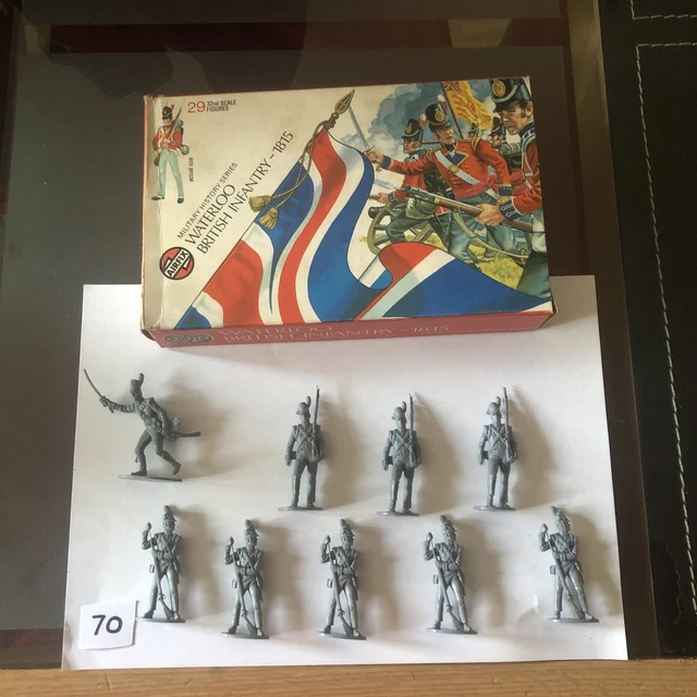 AIRFIX TOY SOLDIERS Boxed set of 1815 Waterloo British Infantry 1:32 ...