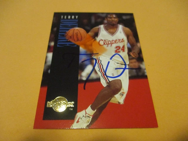 CARTE SIGNÉE TERRY Dehere 1994-95 Skybox Nba #72 La Clippers EUR 0,23 ...