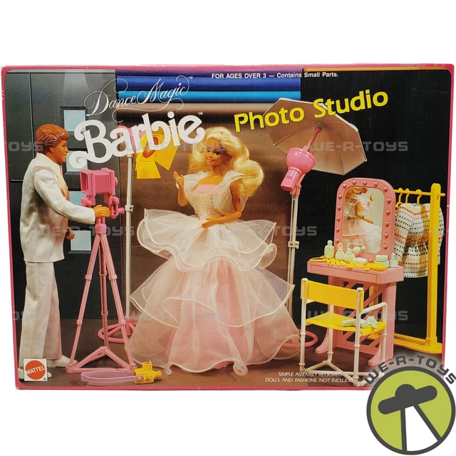 BARBIE DANCE MAGIC Photo Studio Playset 1989 Arco Mattel 7423 NEW EUR ...