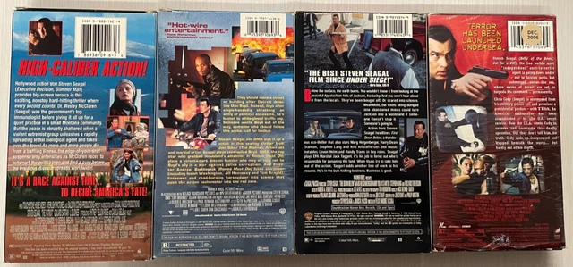 11 STEVEN SEAGAL VHS Lot Exit Wounds Submerged Half Past Dead The ...
