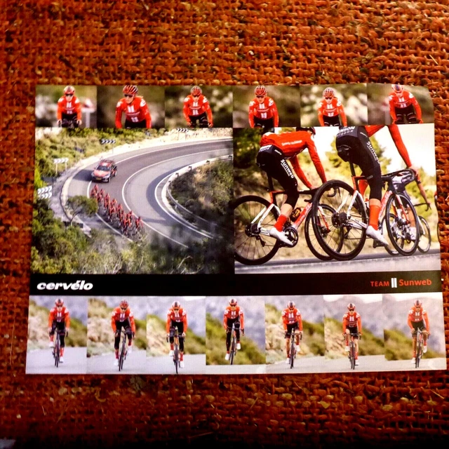 CERVELO CYCLING TEAM Sunweb Promo Poster 42X30Cm 2020 £5.78 - PicClick UK