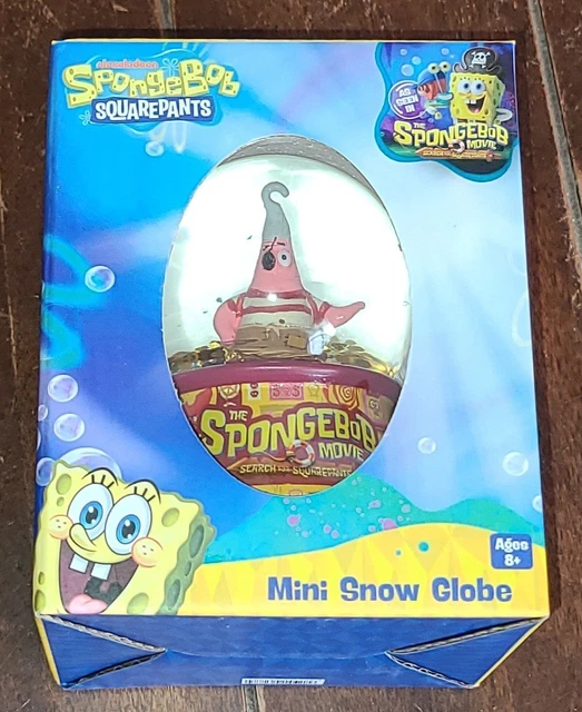 SPONGEBOB SQUAREPANTS MOVIE (2025) PATRICK Mini Snow Globe #GLBM-NICK ...