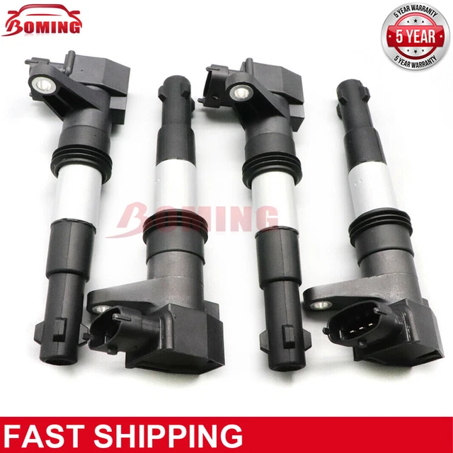 4PCS IGNITION COIL Packs For ALFA ROMEO 156 159 GT 2.0L 0221604103 ...