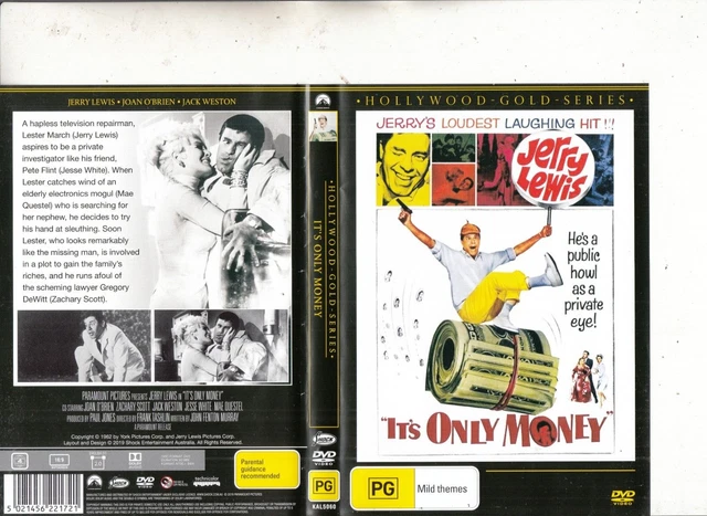 IT'S ONLY MONEY-1962-[JERRY Lewis]-Hollywood Gold Series-Movie HGS-DVD £15.78 - PicClick UK