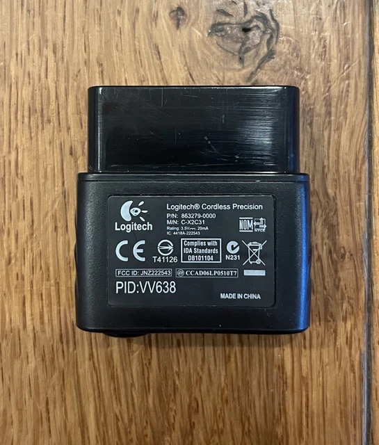 LOGITECH C-X2C31 RECEIVER Dongle Cordless Action PS2 Controller 863279 ...