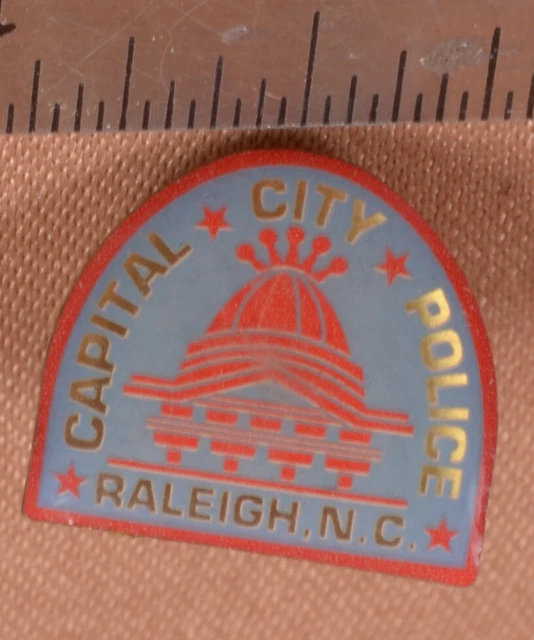 CAPITOL CITY POLICE Department Raleigh N.C. Lapel Pin Enamel Pin $12.21 ...