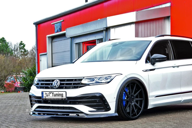CUP SPOILERLIPPE FÜR VW Tiguan R-Line Spoiler Frontspoiler ...