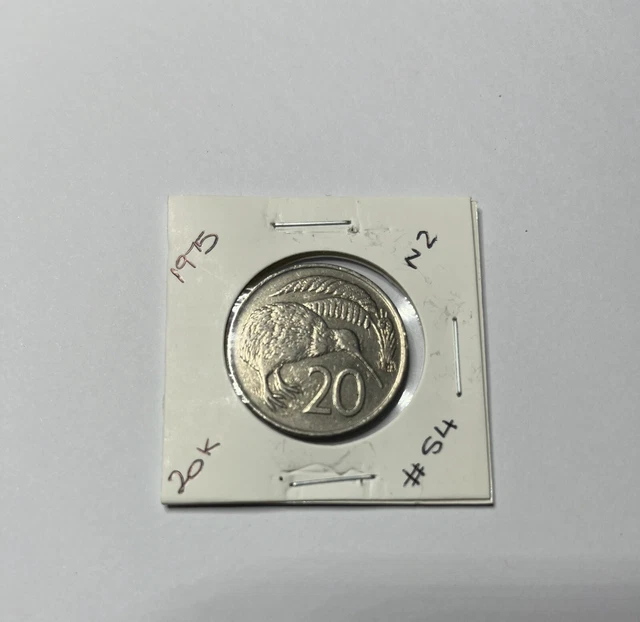 🔶1975 NEW ZEALAND 20 Cent Coin🔶 Kiwi Twenty Cents Queen Elizabeth Ii #S4🔶 $2.95 - PicClick AU