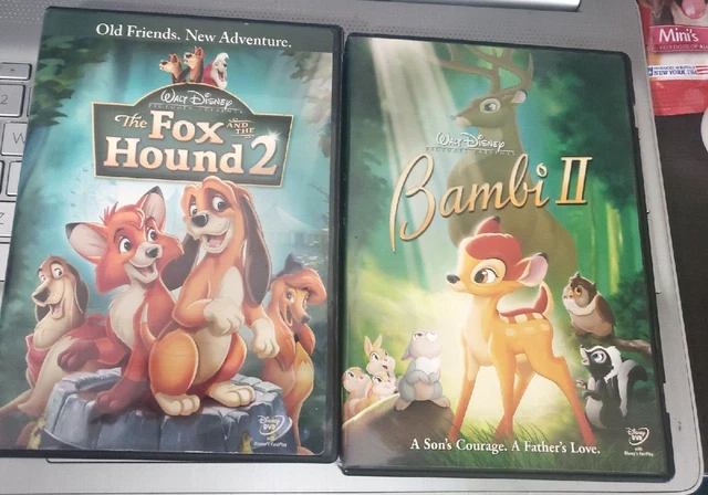 LOT 2 DISNEY DVDS: The Fox And The Hound 2 & Bambi II £2.39 - PicClick UK