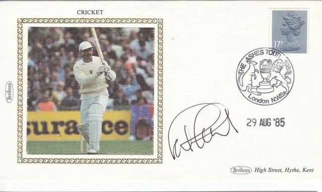 GRAHAM GOOCH SIGNED Benham 1985 The Ashes Tour First Day Cover FDC £35. ...
