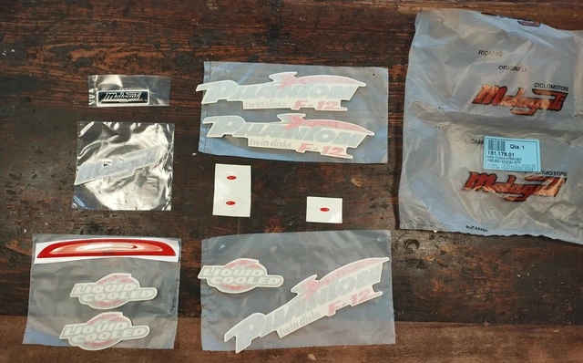 KIT ADESIVI DECALCO Malaguti F12 Phantom LC Twin Disks 18117801 Nos EUR ...