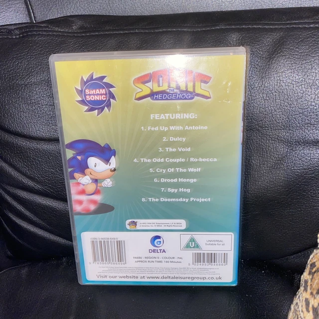 SONIC THE HEDGEHOG DVD Fed Up With Antoine & 7 Other Episodes 2008 £6. ...