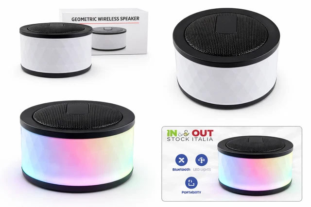 CASSA BLUETOOTH WIRELESS XD Collection Geometric Speaker P326.243 ...