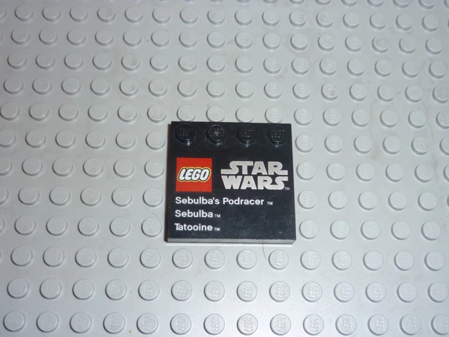 LEGO STAR WARS Tile 6179 73134 / Set 9675 Sebulba's Podracer & Tatooine ...