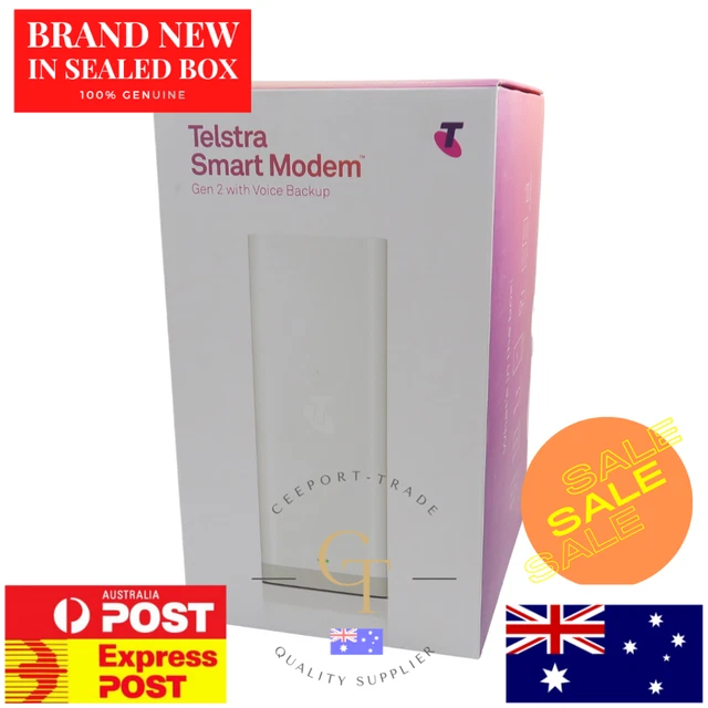 TELSTRA SMART MODEM GEN 2 Wi-Fi BACKUP NBN FTTN ADSL Technicolor ...