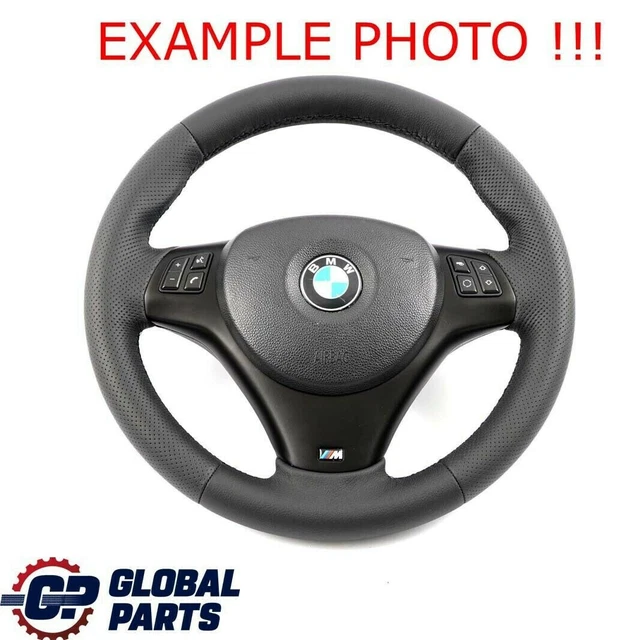 BMW E81 E82 E87 E88 E90 E91 E92 M Sport Volant avec NEUF Noir Cuir EUR 229,99 - PicClick FR