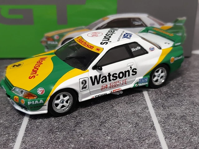 MINI GT NISSAN SKYLINE GT-R (R32) #2 Watson's RHD scala 1:64 Nuovo di ...