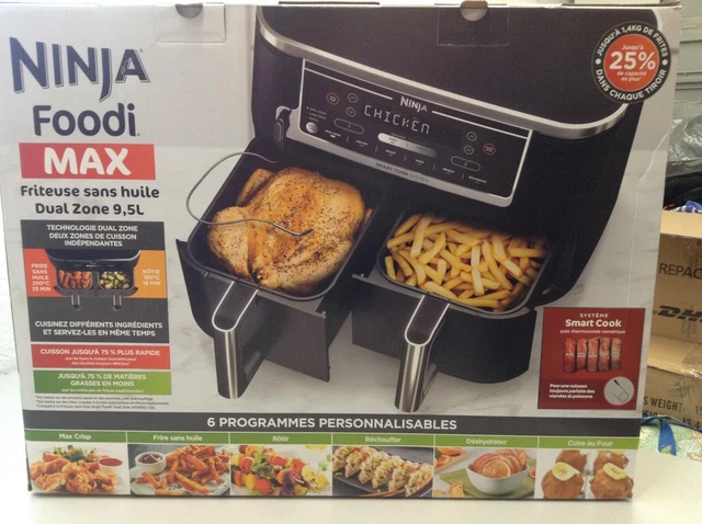 NINJA FOODI MAX Dual Zone AF451EU - Heißluftfritteuse - Neu !!! EUR 199 ...
