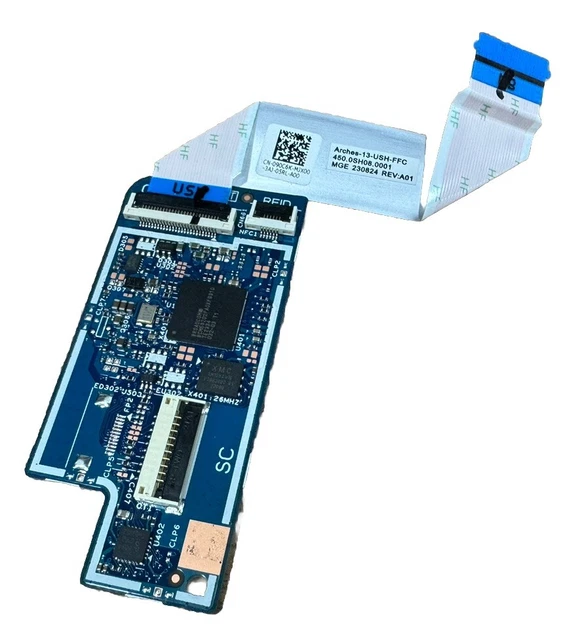 DELL LATITUDE 5340 PalmRest Control Board 07TTGF ARCHES 13 USH 6L £14. ...