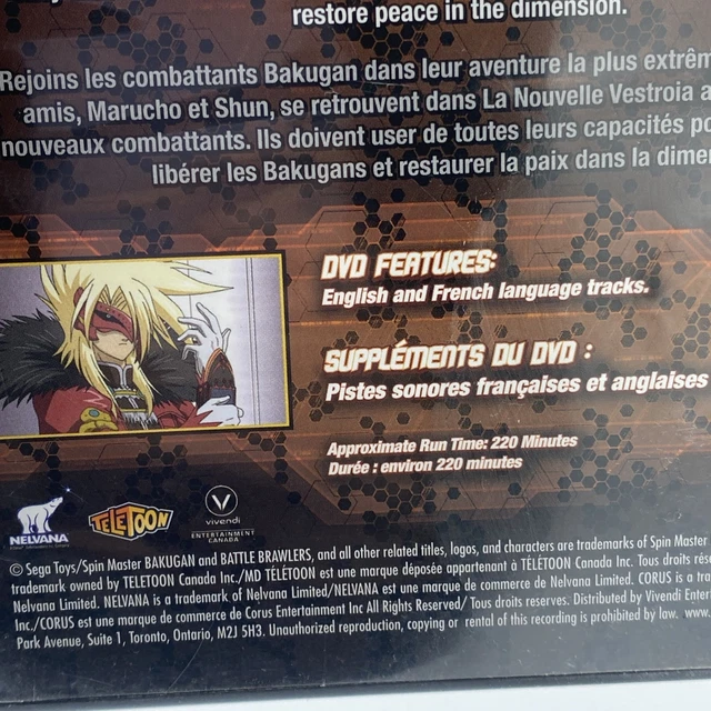 BAKUGAN BATTLE BRAWLERS: New Vestroia: Season 2, Vol. 4 (Bilingual) DVD ...