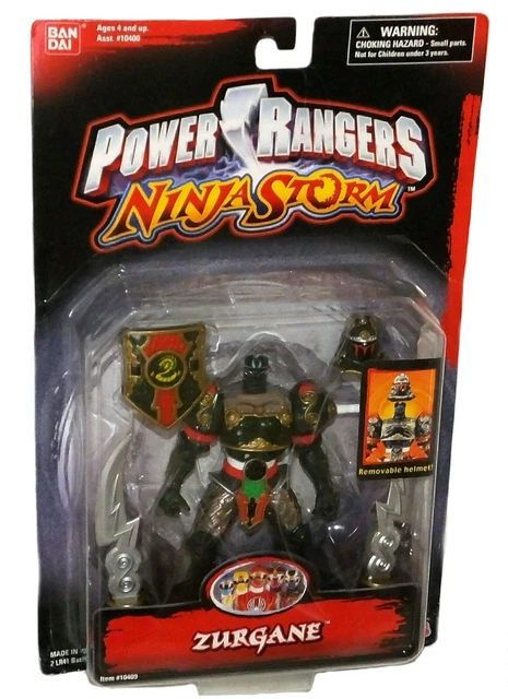 POWER RANGERS NINJA Storm 5" Evil Alien Zurgane NEUF scellé en usine ...
