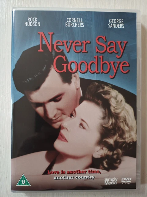 NEVER SAY GOODBYE (1956): Rock Hudson, Cornell Borchers. Region 2 Dvd ...
