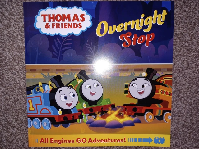 THOMAS & FRIENDS Story Book Overnight Stop Story Book Brand New RRP £5. ...