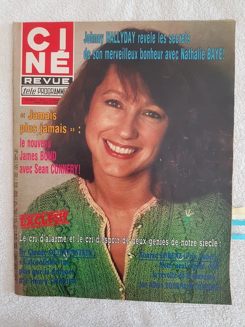 CINE REVUE N°45 1983 N.baye Hallyday Chantal Goya J.coburn James Bond C.rhodes EUR 4,00 ...