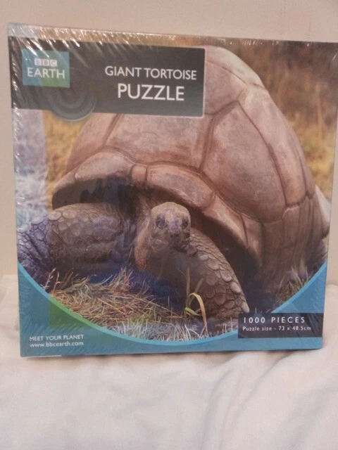 GIANT TORTOISE : BBC Earth - 1000 Pieces Jigsaw Puzzle (Brand New ...