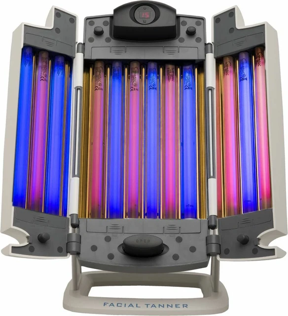 FACIAL TANNING LAMP 12 x 15W Turbo Power 9215 Facial Tanner £449.00 ...
