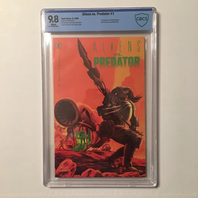 ALIENS VS PREDATOR #1 CBCS Grade 9,8 1ère IMPRESSION Dark Horse Comics ...
