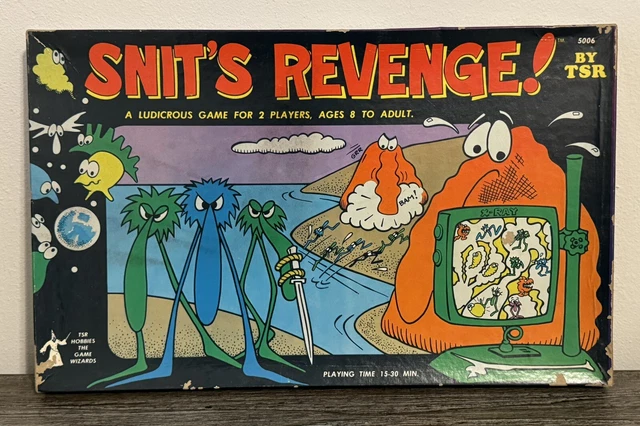 VINTAGE 1978/1980 SNIT'S REVENGE Board Game By TSR $74.95 - PicClick