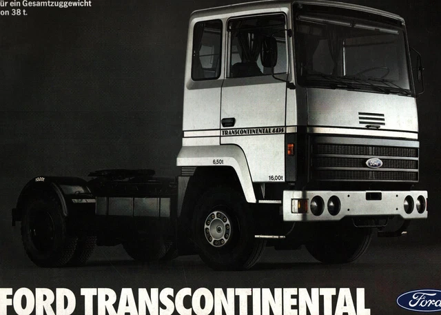 PROSPEKT FORD CARGO LKW + Techn Daten von Januar 1981 EUR 14,95 ...