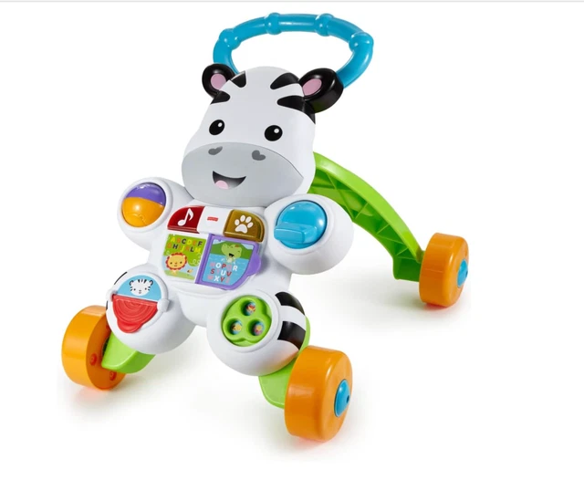 FISHER-PRICE LEARN WITH Me Zebra Walker First Steps Baby Walker Push ...