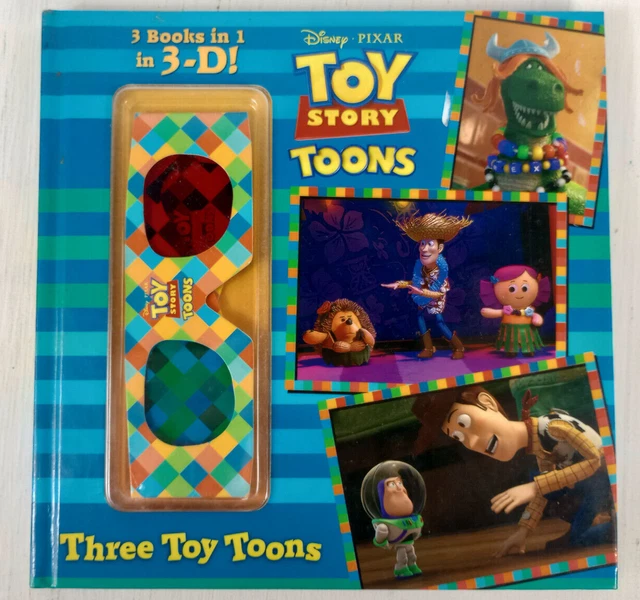 DISNEY PIXARS THREE Toy Toons Toy Story (3D Kids Hardcover 2013) Random ...