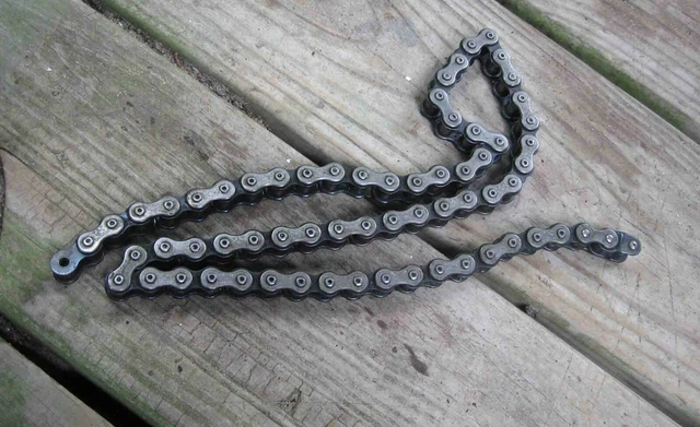 LARGE CHAÎNE DE MOTO ANTIQUE DÉBUT DES ANNÉES 1900 "DIAMANT USA" MODÈLE ...