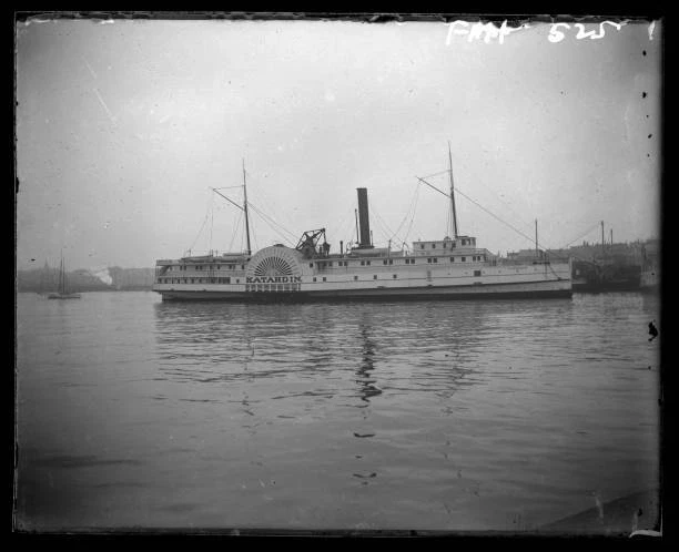 EXCURSION BOAT KATAHDIN New York NY 1900 Old Photo EUR 6,28 - PicClick IT