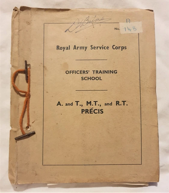 WW2 BRITISH ARMY RASC Ammunition Replenishment Document Airborne RARE £ ...