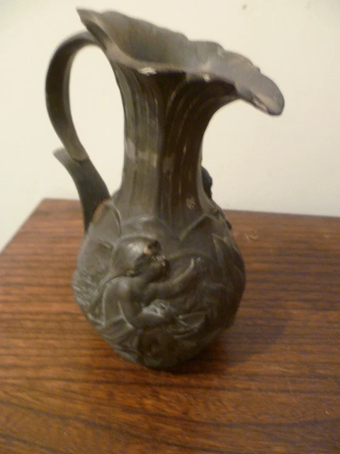 PICHET ART NOUVEAU EN ÉTAIN signé CHARLES PERRON EUR 150,00 - PicClick FR