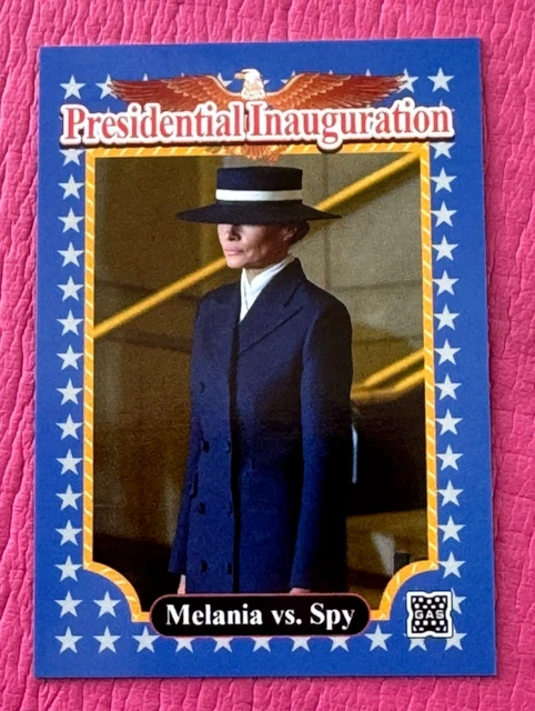 2025 GAS PRESIDENT Donald Trump MELANIA First Lady Mysterious Spy Meme ...