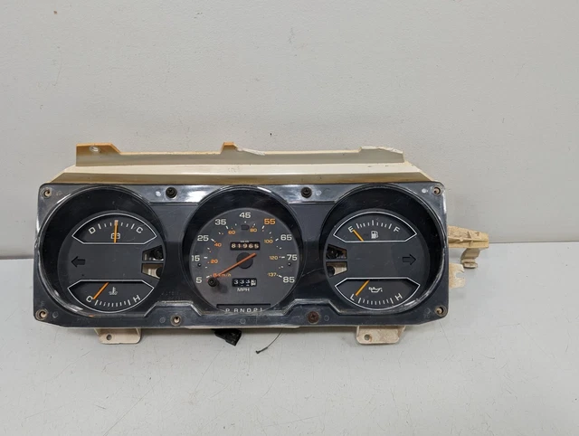 81-90 DODGE 1ST Gen Ram Truck GAS Instrument Speedometer Gauge Cluster ...