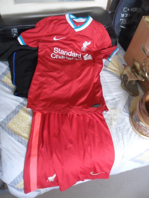 LIVERPOOL NIKE MENS 2023/2024 Full Kit Home Small Size Red colour £4.99 ...