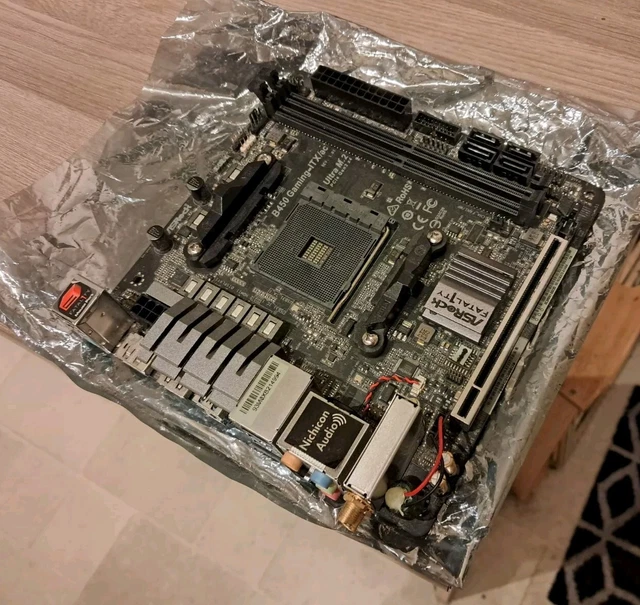 ASROCK FATAL1TY B450 Gaming Mini-ITX AMD Socket AM4 motherboard £40.00 ...