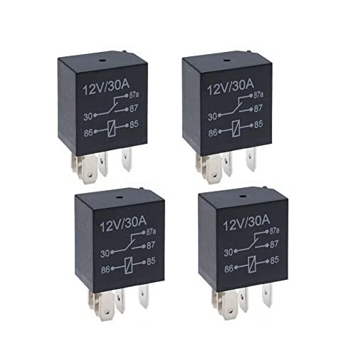 5 PIN 12V Relay 12V 30A Relay Multi-Purpose Automotive Starter Relay ...